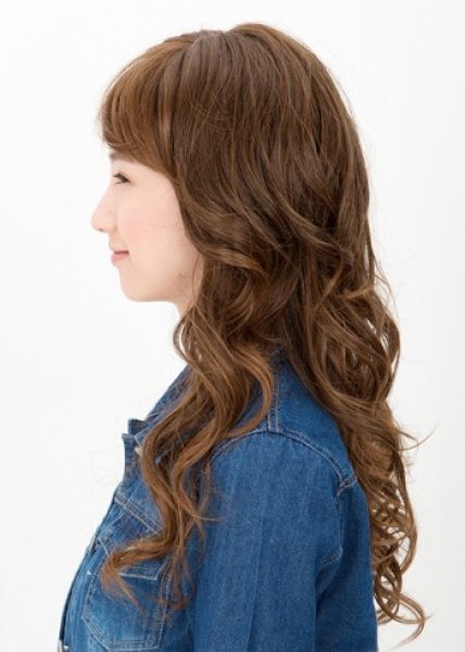 Lapin d'or レディースウィッグ マニッシュロングウェーブ(ミルキー